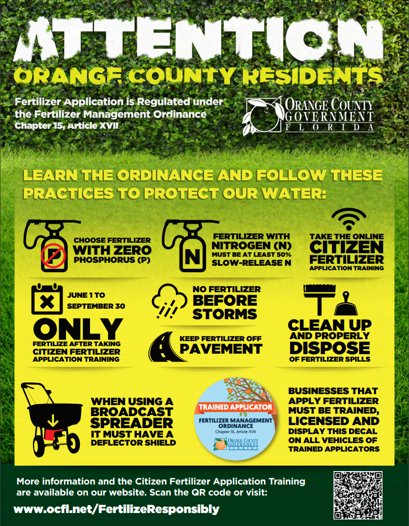 Lakefront Fertilizer Guide - Johns Lake Association